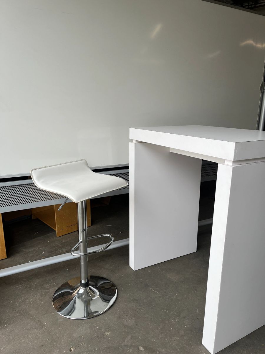36" x 24" Bar Height Collaboration Table | 2 Person Group Desk ...