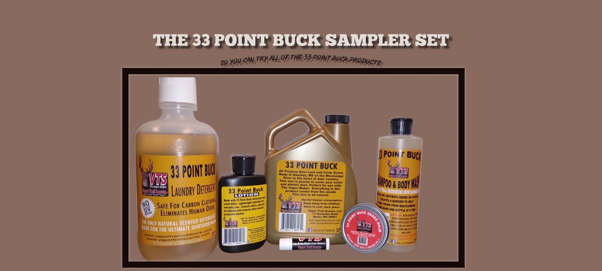 33 Point Buck Sampler Set