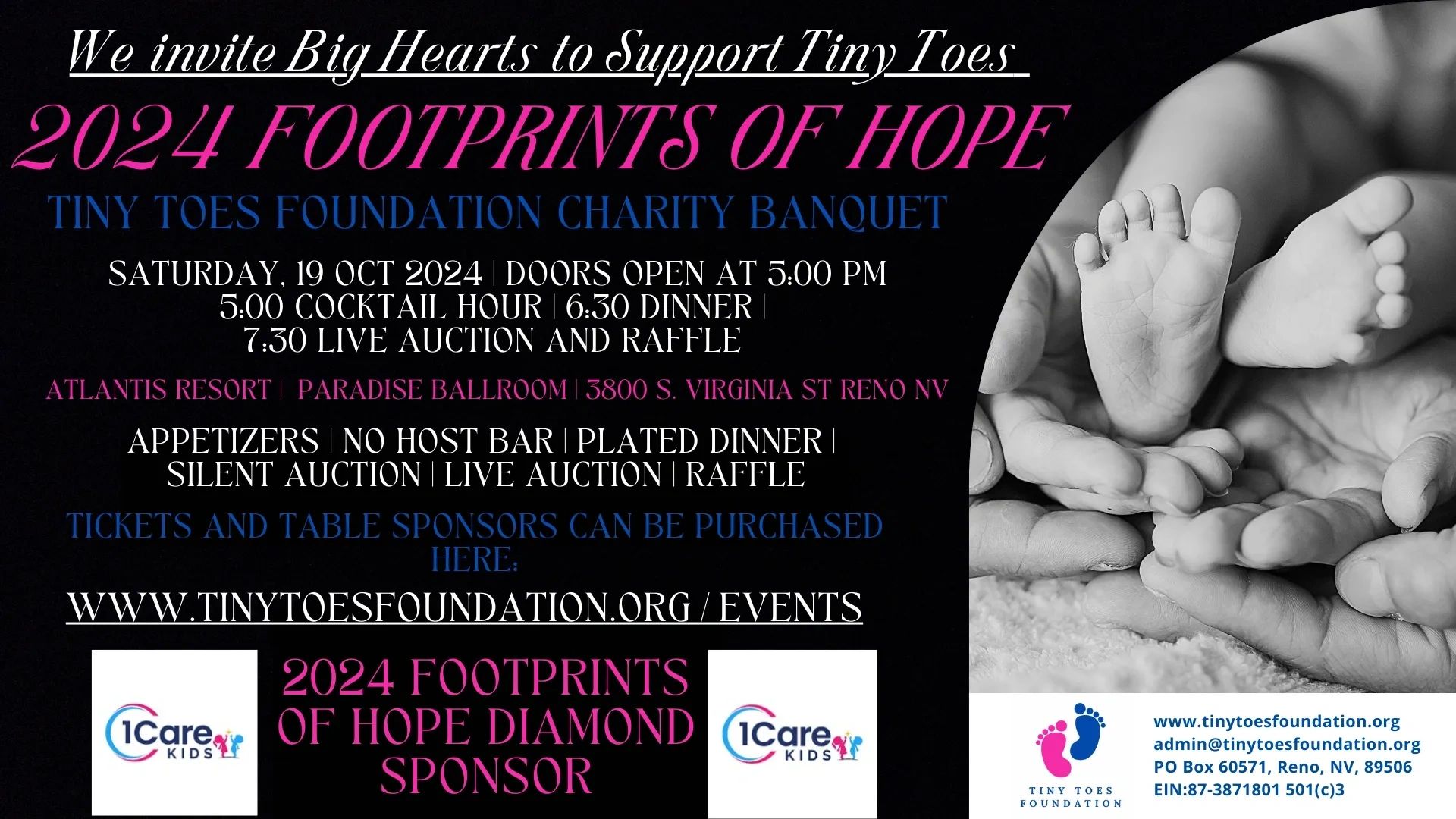 Footprints of Hope, Tiny Toes Charity Banquet