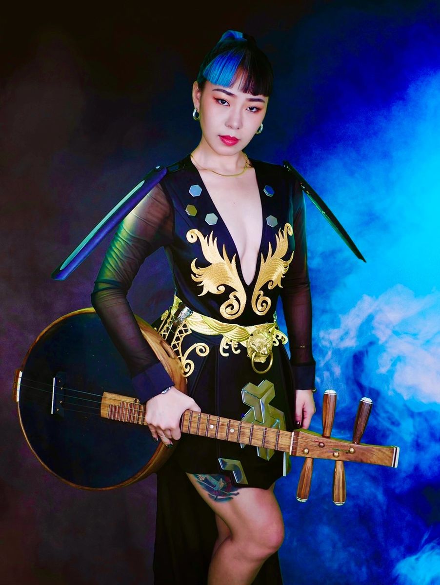 Nini Blue Smoke Poster