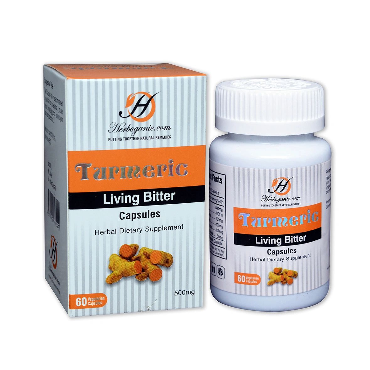 Turmeric Living Bitter Capsules – 60 Veggie Capsules