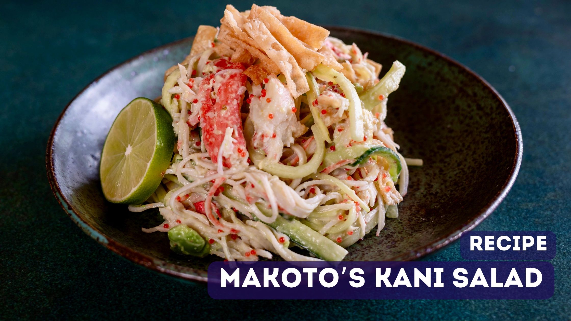 Makoto's Kani Salad With Yuzu Kosho Dressing - Recipe