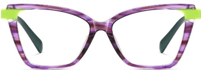 PS8827 C618 Purple striations with a funky squeeze of lime gives this ...