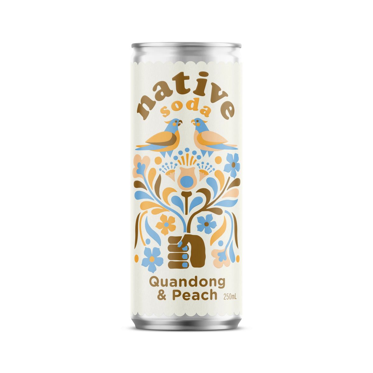Native Soda Sparkling Water with Quandong & Peach
