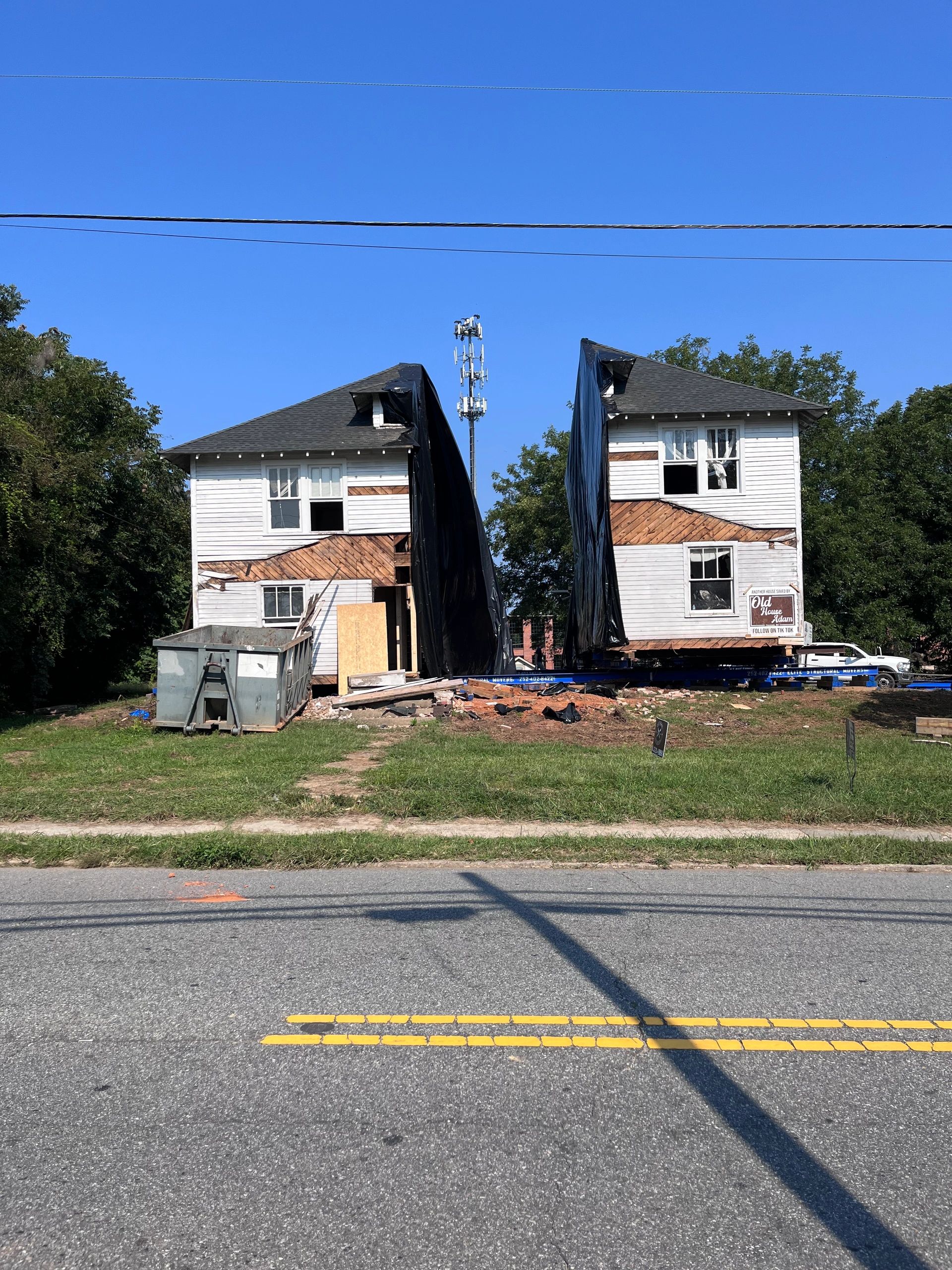 Moving a 1900 farm house 5 miles down the road