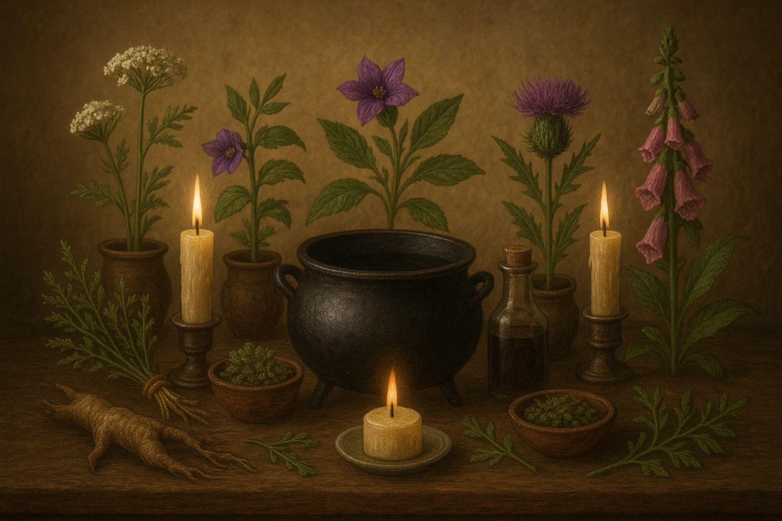 Baneful & Beautiful: Herbs with a Dual Nature in Witchcraft