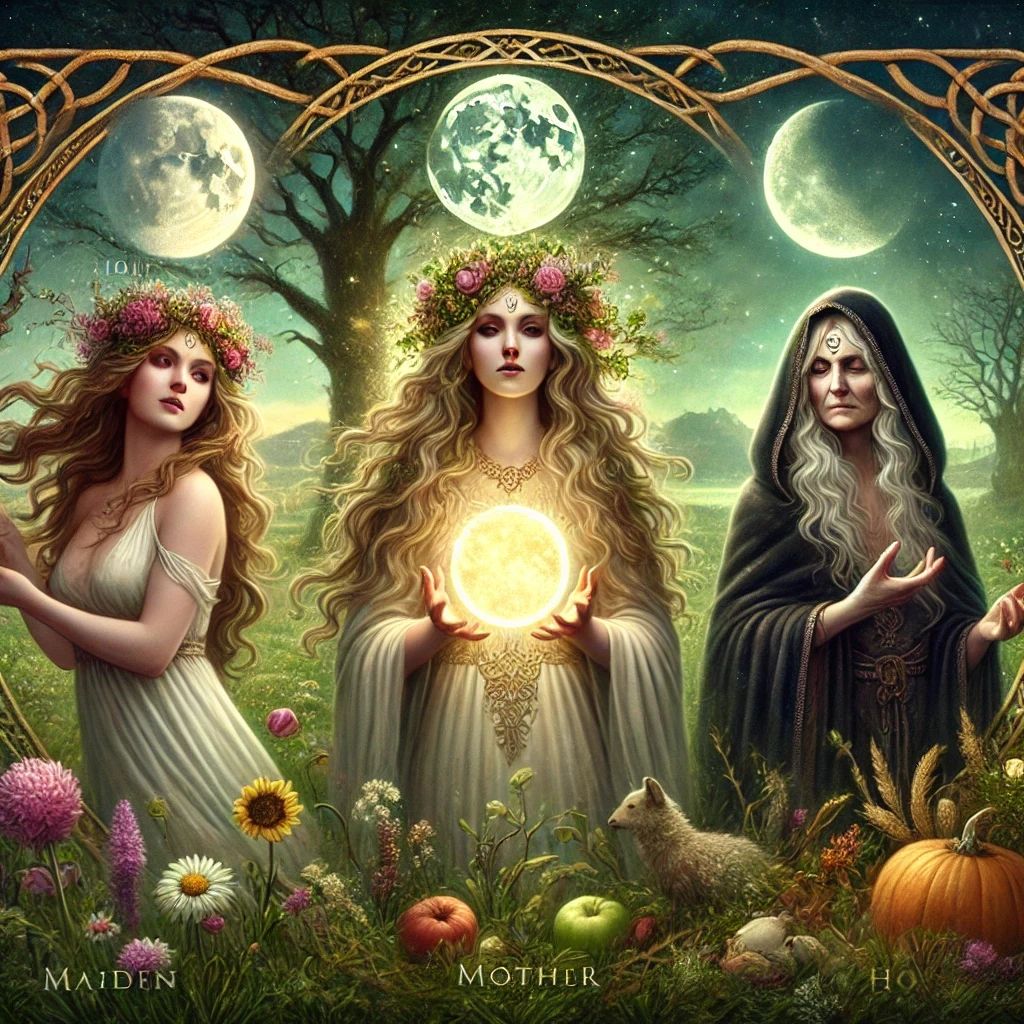 The Triple Goddess: Maiden, Mother, and Crone in Witchcraft