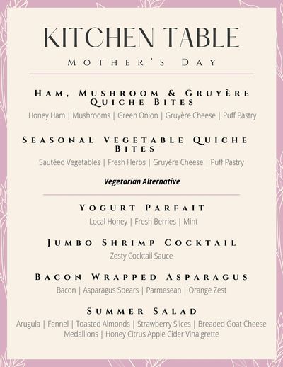 Reheating Instructions