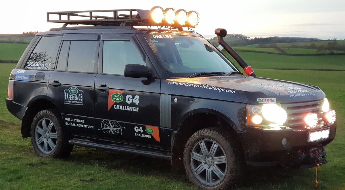 Range Rover L322 G4 Challenge style Winch Mount