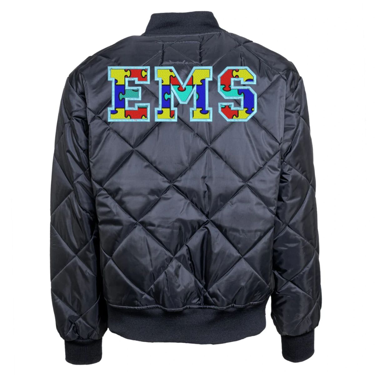 EMS Autism Awareness Custom Embroidered Bravest Jacket