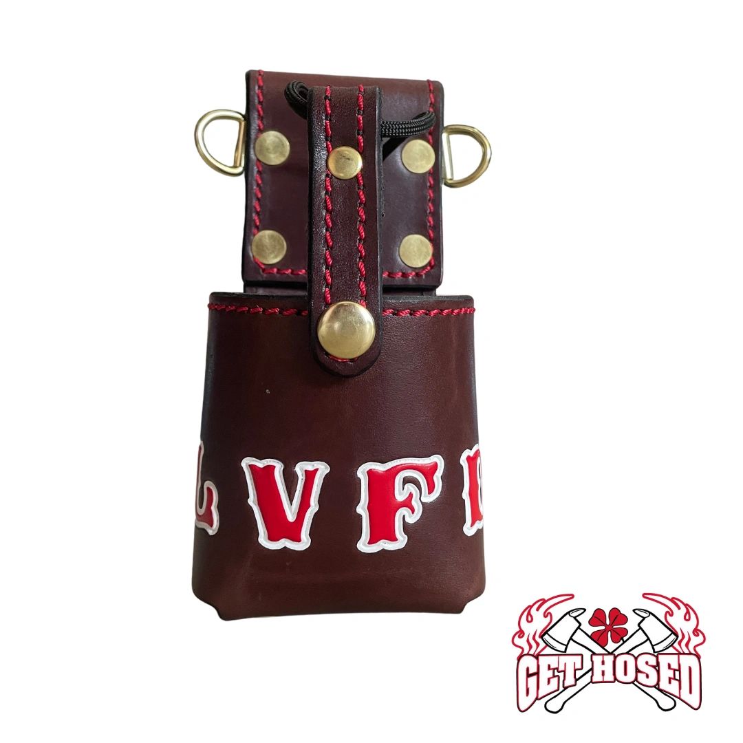 Text Standard Size Universal Leather Radio Bucket