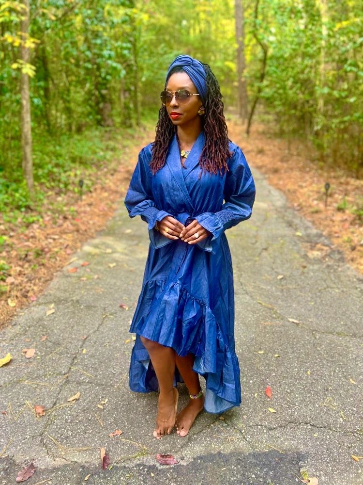 Ruffled Denim Darling