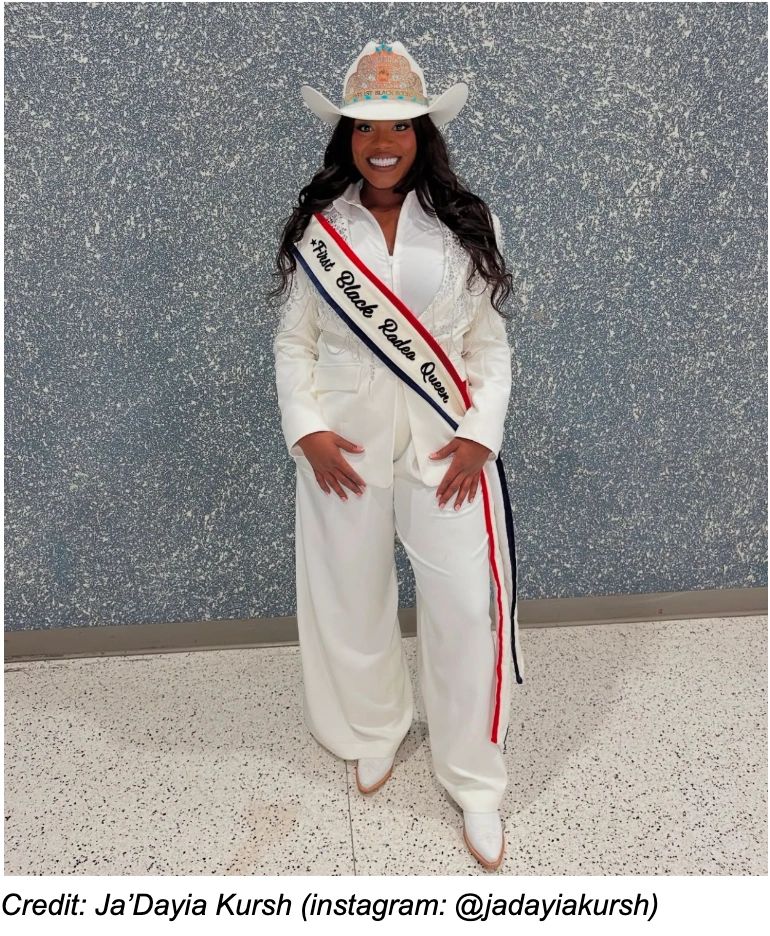 First Black Rodeo Queen Makes Grand Appearance at Beyoncé Bowl