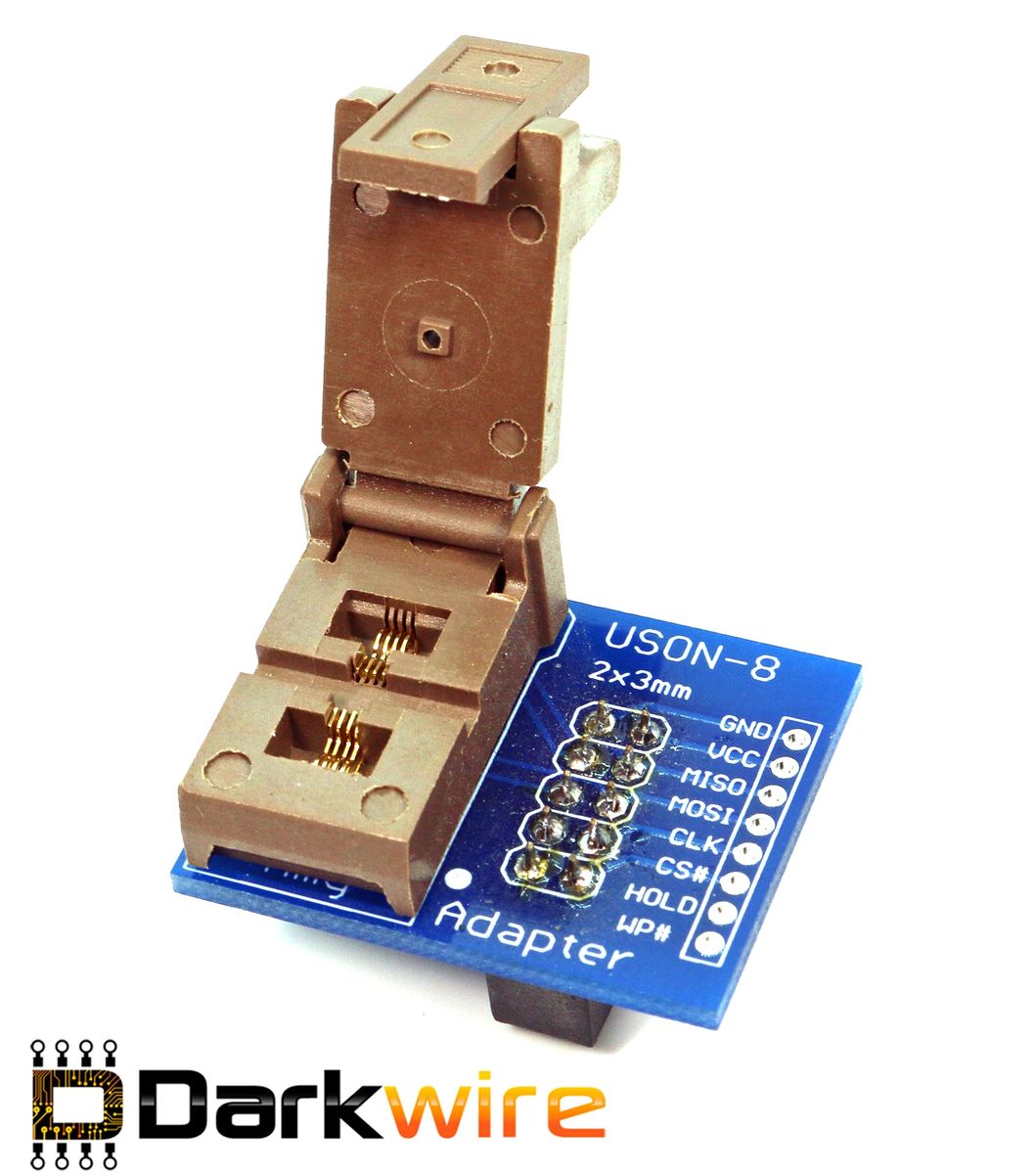 FlashcatUSB USON8 2x3mm SPI Adapter