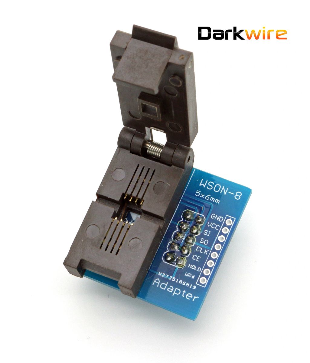 FlashcatUSB WSON8 DFN-8 MLP-8 5x6mm SPI Adapter