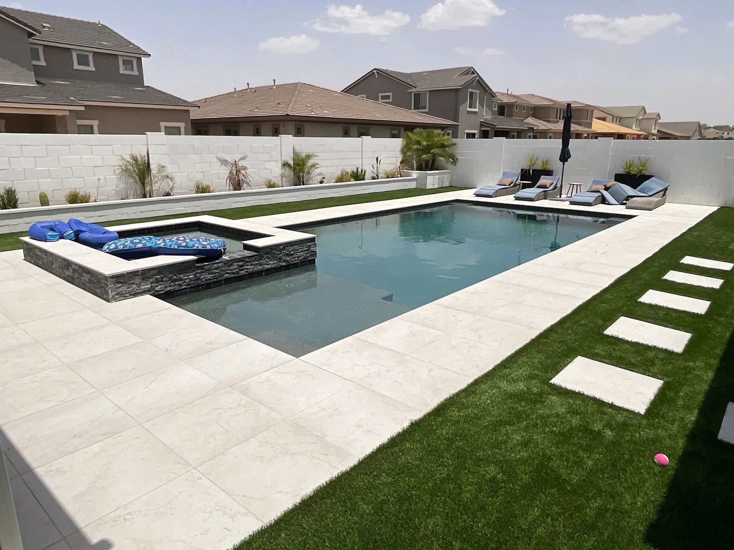 Angel B Construction - Bobcat Service, Travertine and Tile Work ...