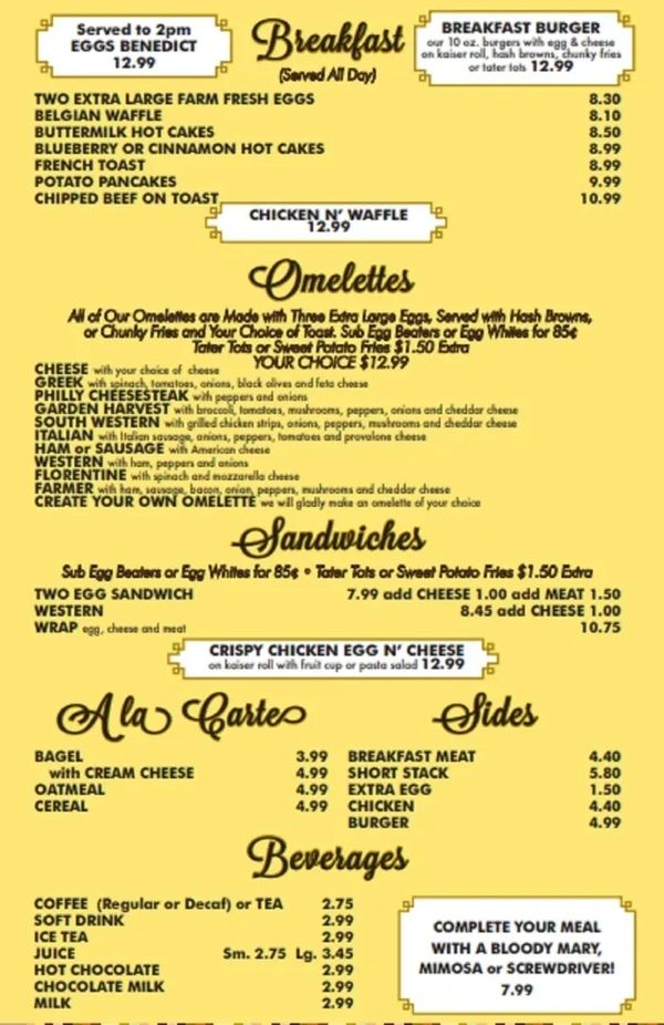 Fresh Homemade Food - Golden Dawn Diner