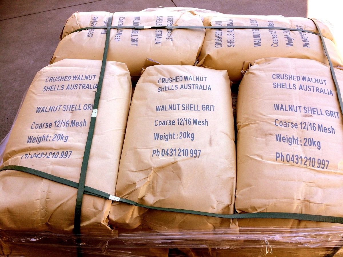 20kg $60 Coarse Crushed Walnut Shells for Sandblasting IMPA 232975 ...