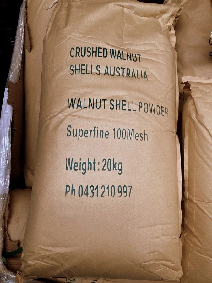 20kg WALNUT POWDER SUPERFINE Crushed Walnut Shells 100 Mesh