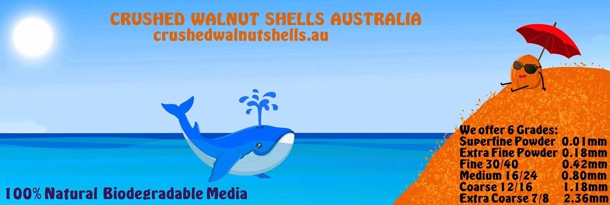 CRUSHED WALNUT SHELLS AUSTRALIA - Crushed Walnut Shells, Sandblasting