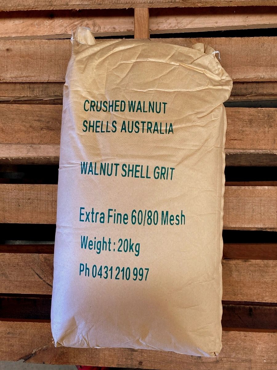 20kg WALNUT POWDER EXTRA FINE Walnut Shells Ground Powder 60/80 Mesh ...