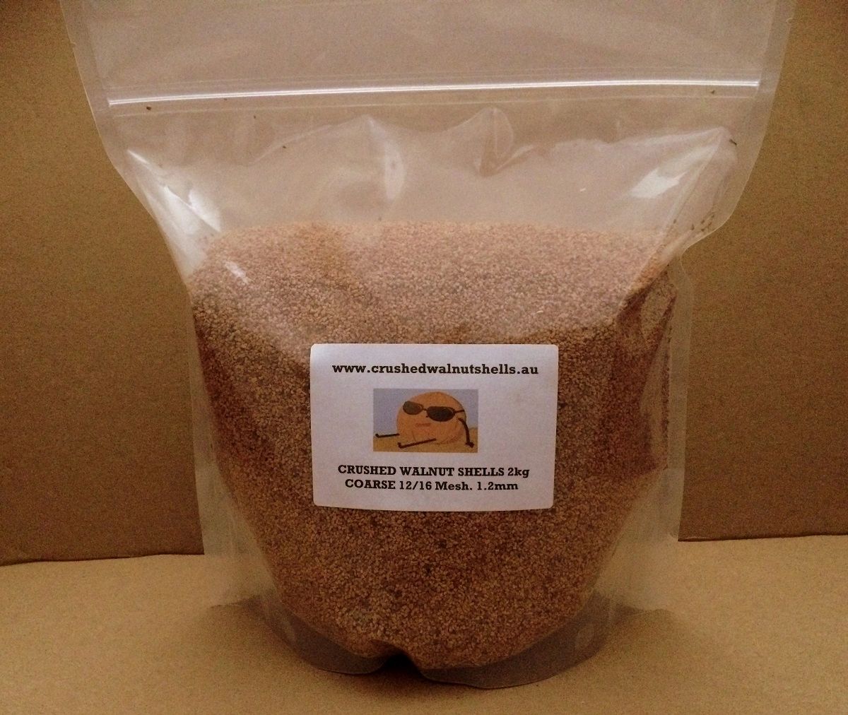 2kg $20 Coarse Crushed Walnut Shells for Sandblasting, Craft, Pin Cushions