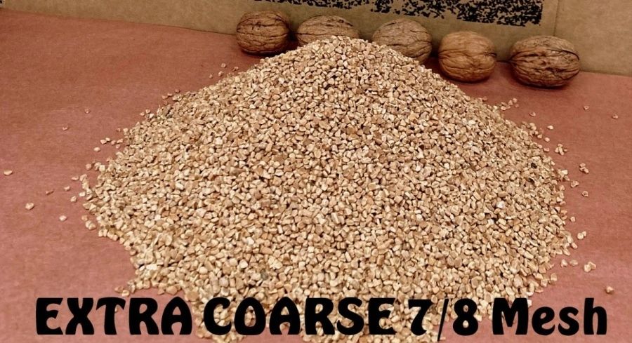 EXTRA COARSE 7/8 Mesh 2.5mm IMPA CODE 232978 CRUSHED WALNUT SHELL DRY ...
