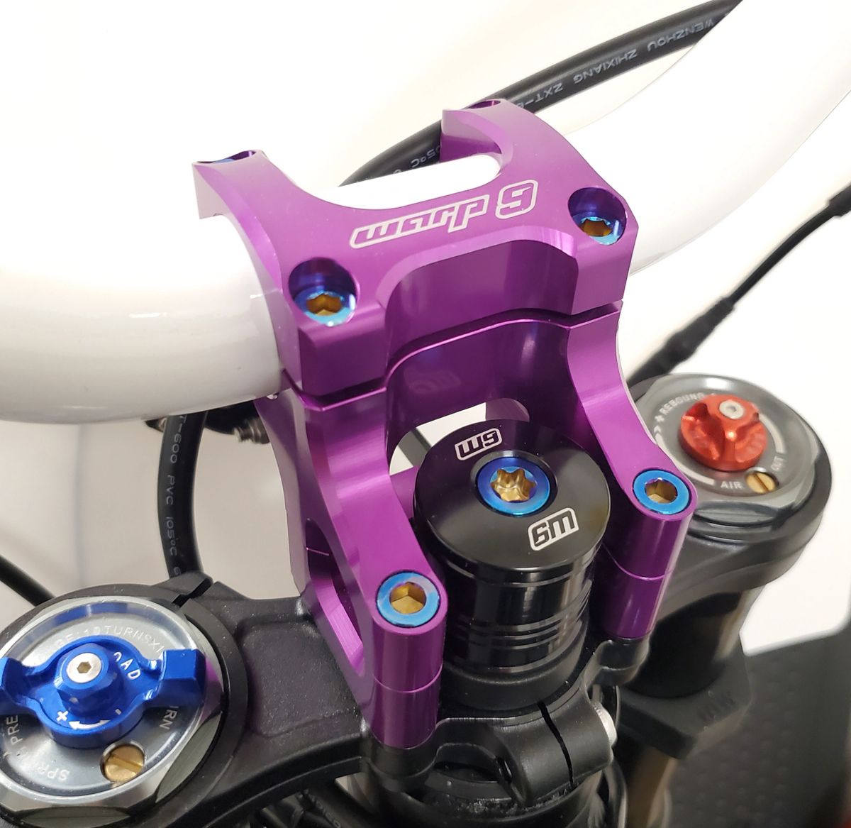 Warp9 Titanium Bolt Kit for SurRon Steer Lock