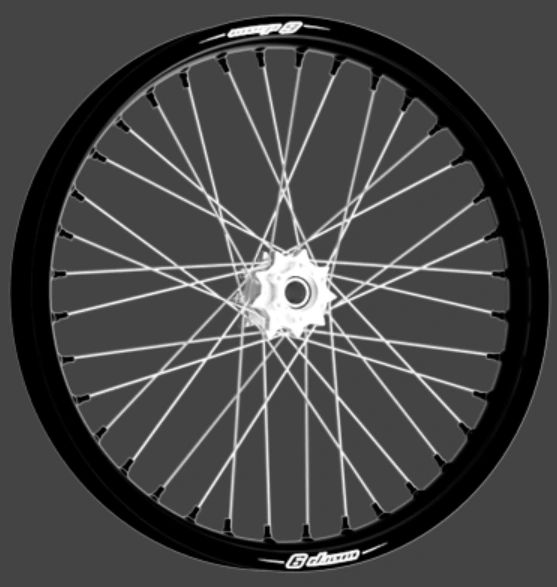 Anodized Warp9 SurRon/SegWay Front Wheel