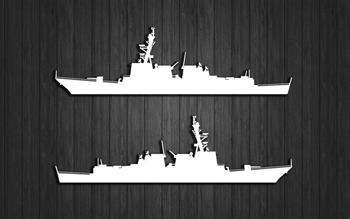 Large Navy Ship Graphics Package