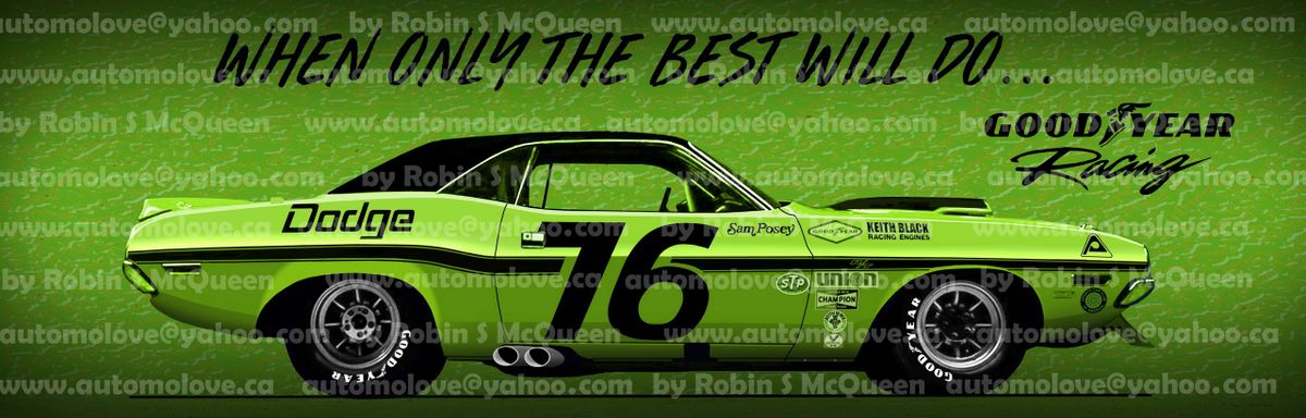 1970 T/A Challenger - Sam Posey #77 or #76