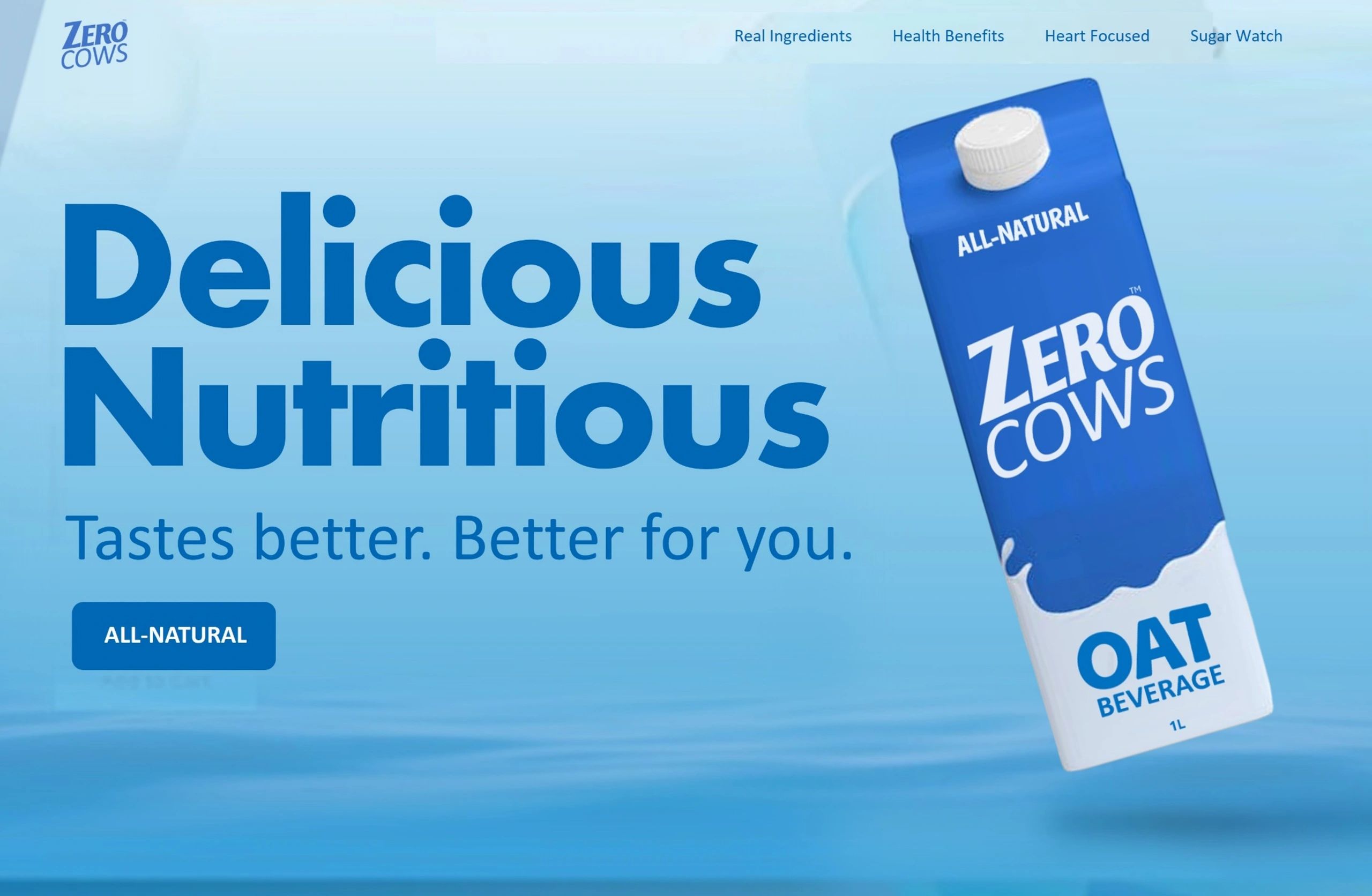ZERO COWS | The Purefect Oat Beverage. No Bull.