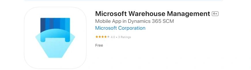 Microsoft warehouse management Mobile App