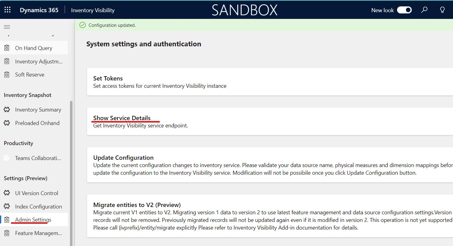 D365 Inventory Visibility