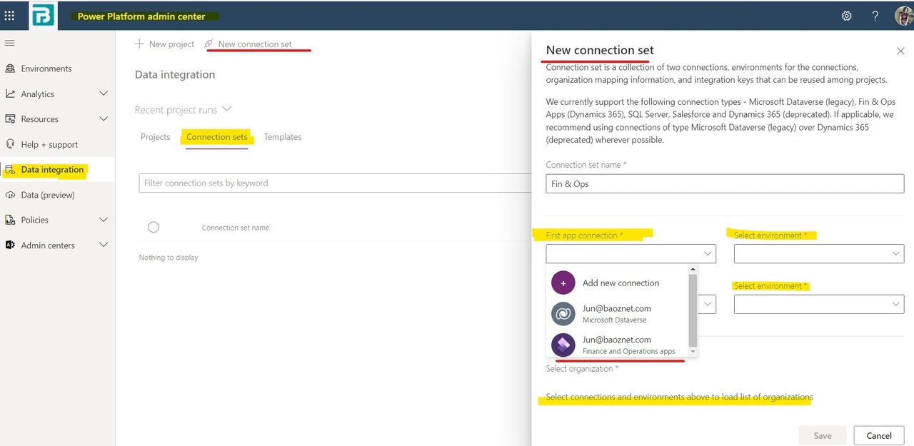 Integration D365 FO- Data project by Integrator -Dual Write setup