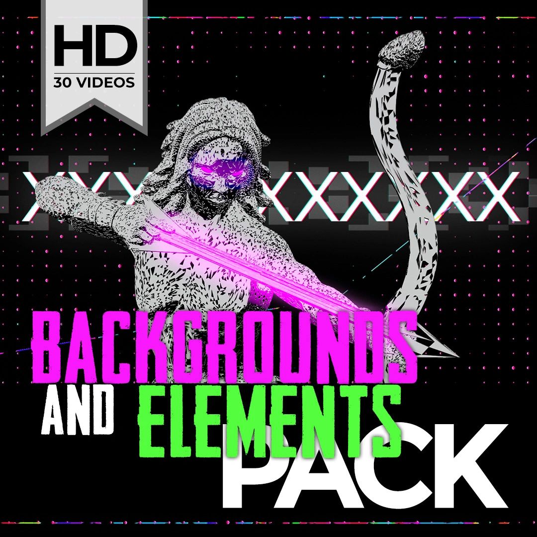 Backgrounds and Elements Pack - Full HD - 30 Videos
