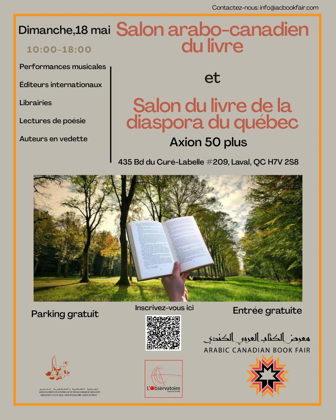 ACBF Booth Directory | Arabic Canadian Book Fair