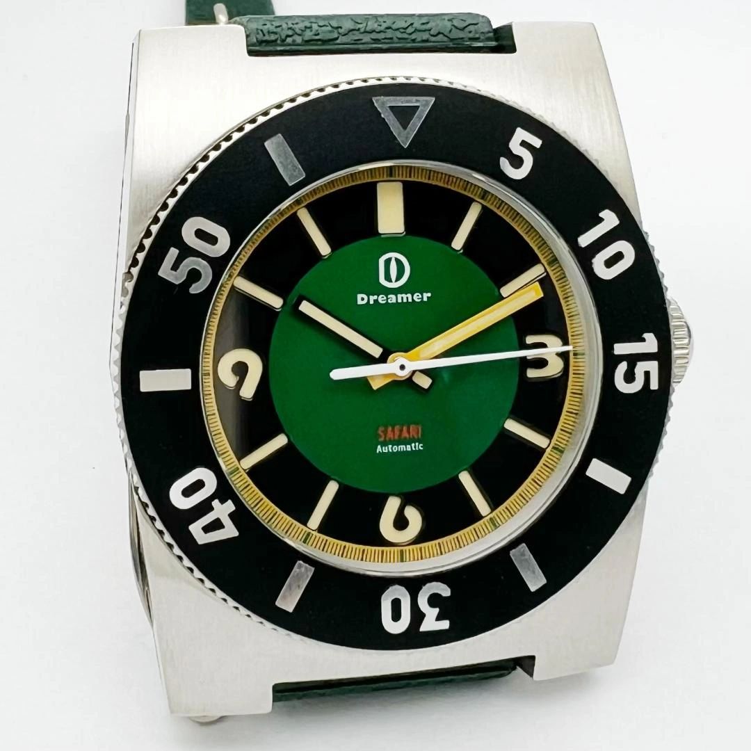 Dreamer Safari Watch With Fold-Out Victorinox Knife - Emerald