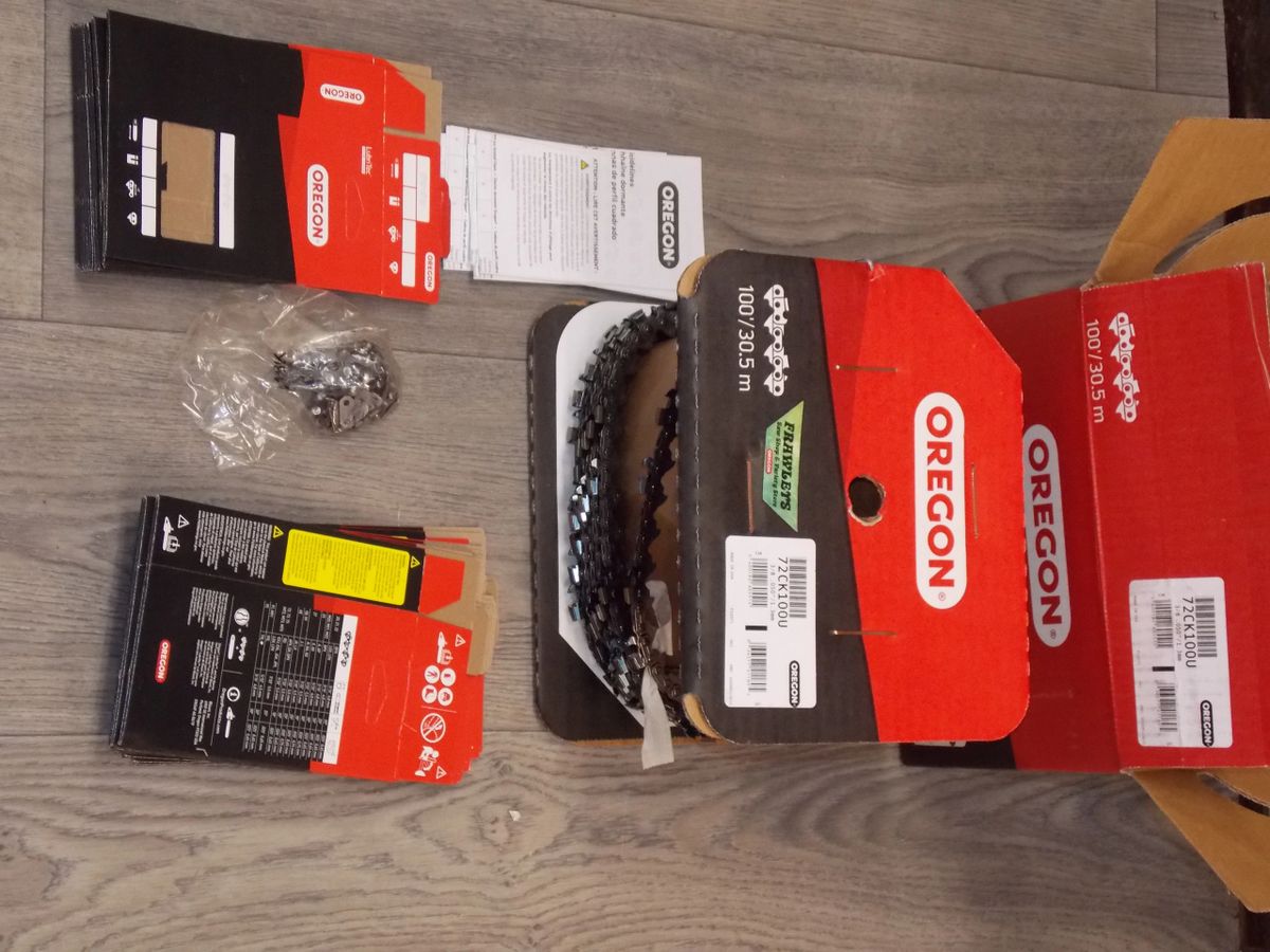 72CK100U Oregon® 100-foot Reel of 72CK Saw Chain