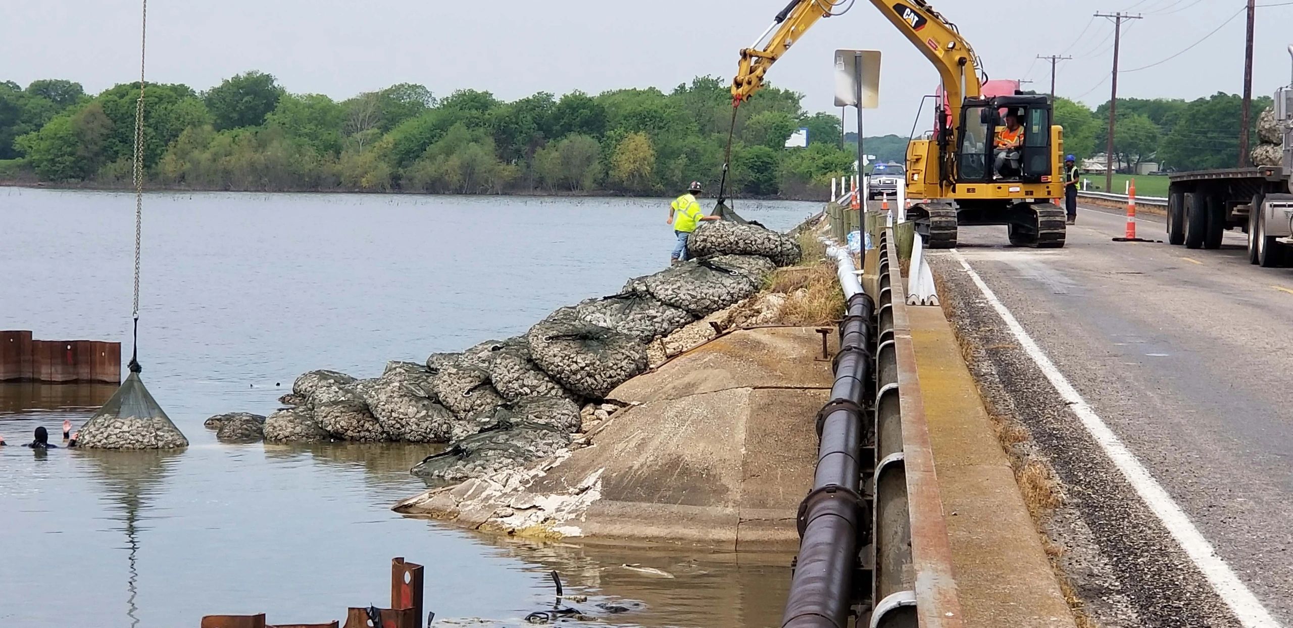 Bank Embankment Erosion Control Gabion Rip Rap Natural Protection ...