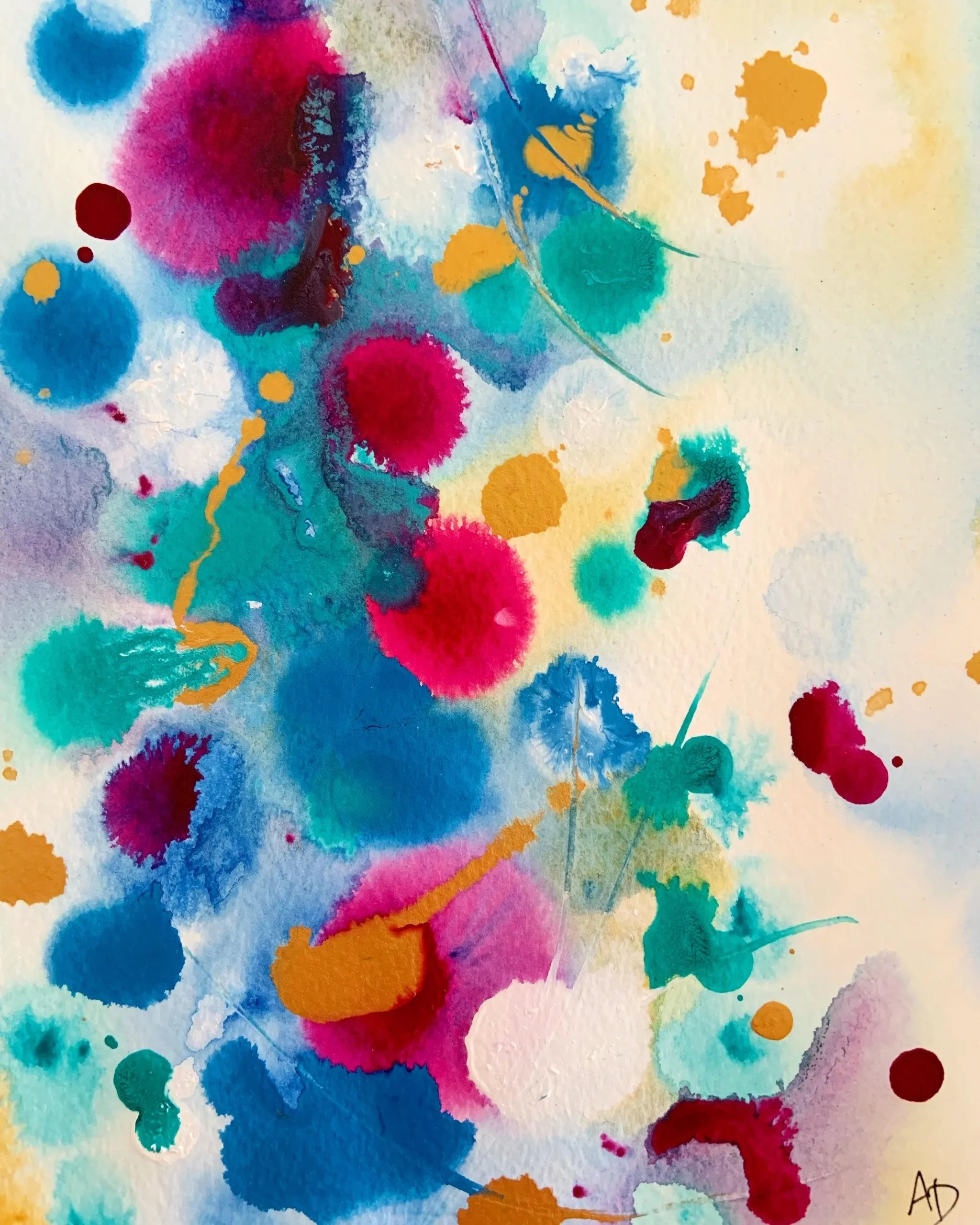 Original Watercolour Art - A. Dubois Aquarelle
