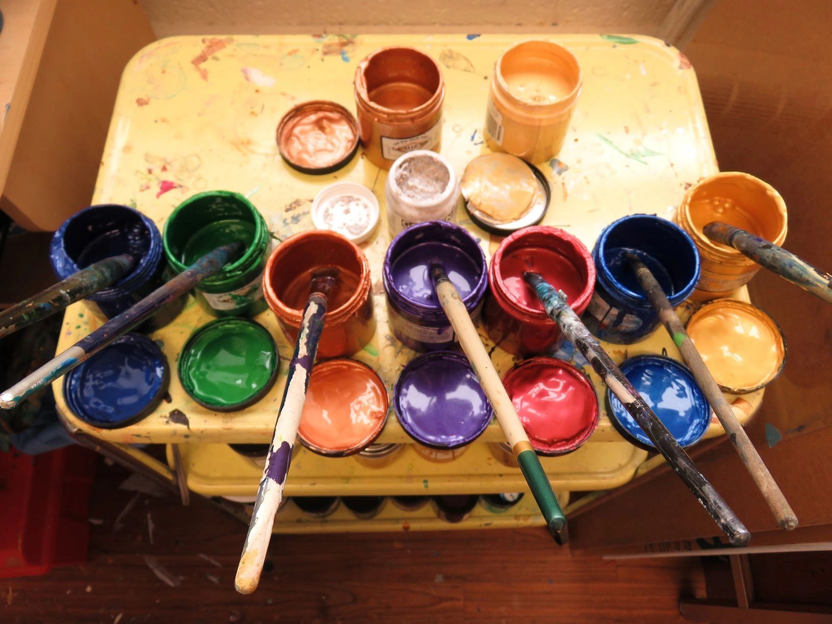 In progress, new funeral palls for cremation urns