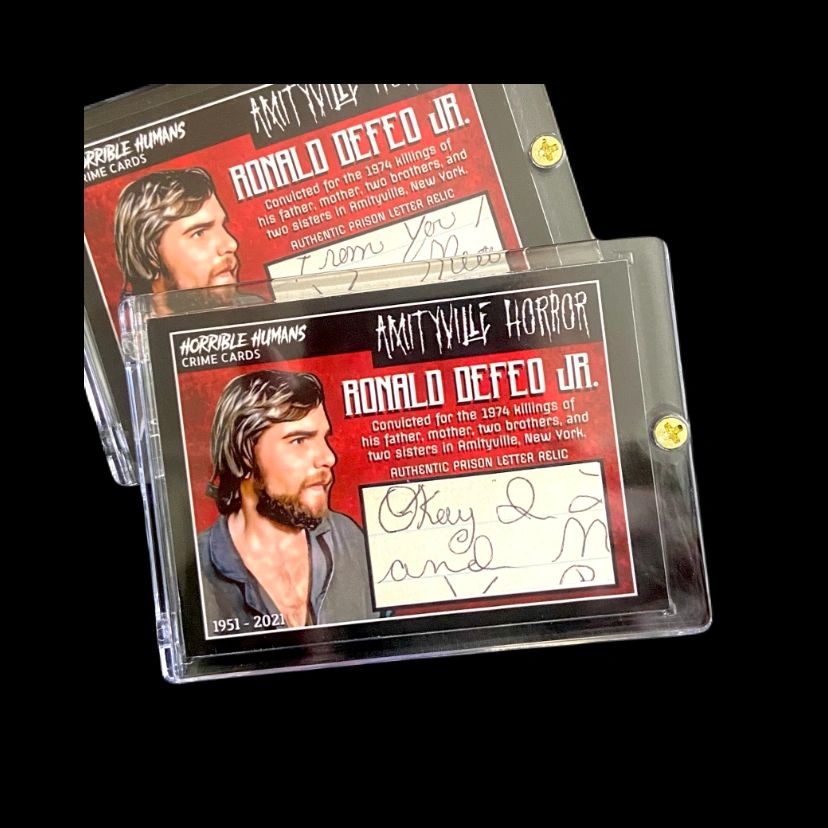 Ronald DeFeo Jr. “AMITYVILLE HORROR MURDERS” Authentic Prison Letter ...