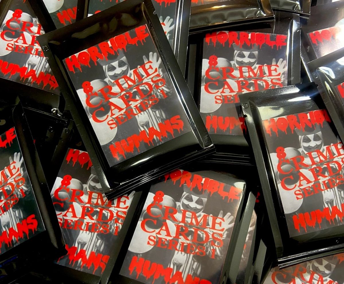 Horrible Humans Crime Cards Series One Pack - Read description