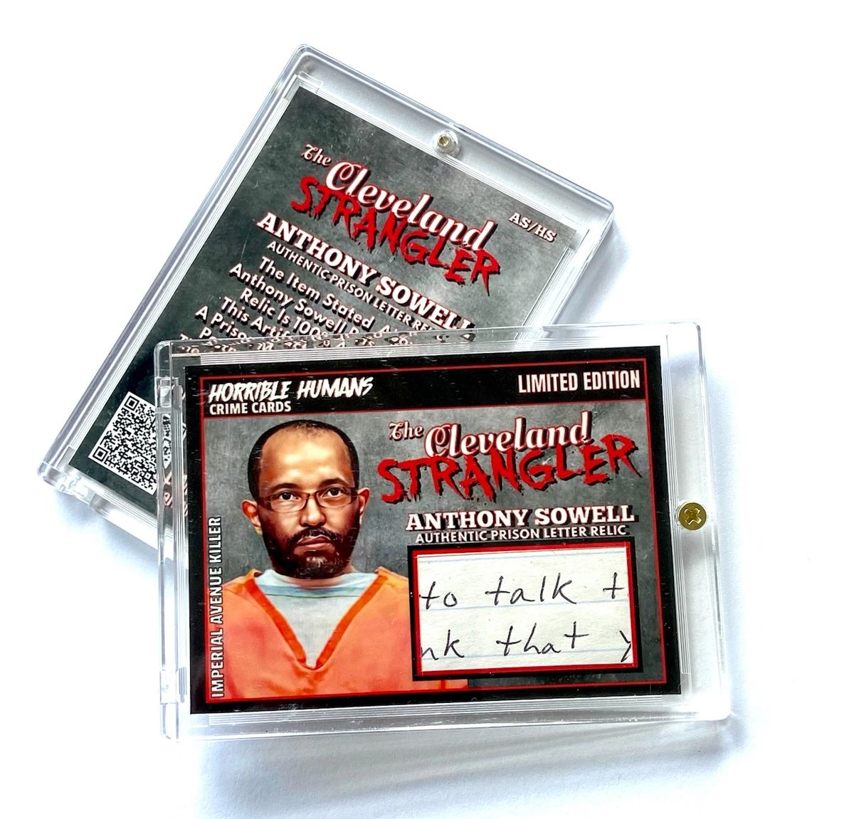 ANTHONY SOWELL “The Cleveland Strangler” Prison Letter Handwriting ...