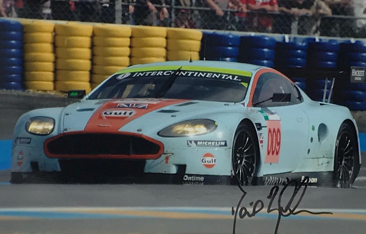 David Brabham Hand Signed Aston Martin Racing GT1 Photograph Le Mans 2008