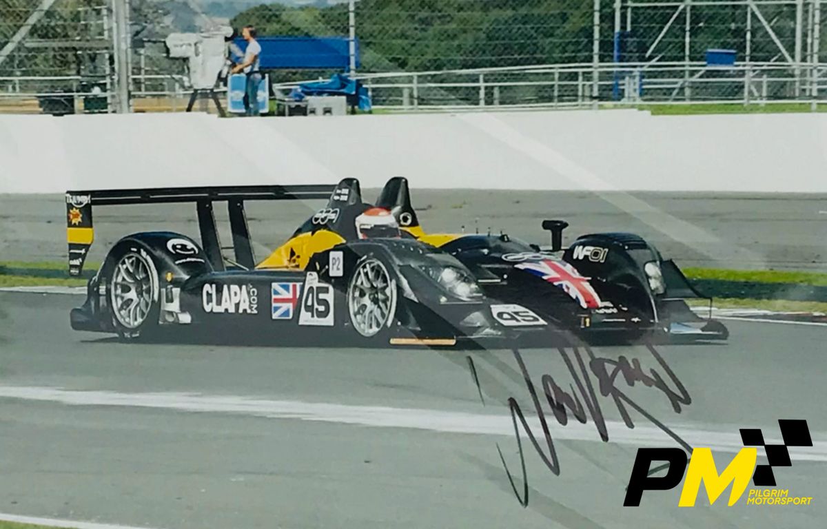 Warren Hughes Embassy Racing LMP2 Hand Signed Mounted Photograph 5