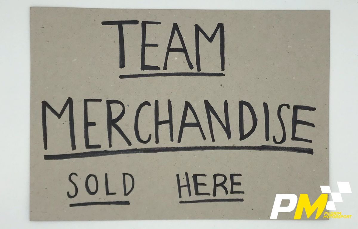Genuine “ TEAM MERCHANDISE SOLD HERE” A4 Hand Drawn Merchandise Sign ...