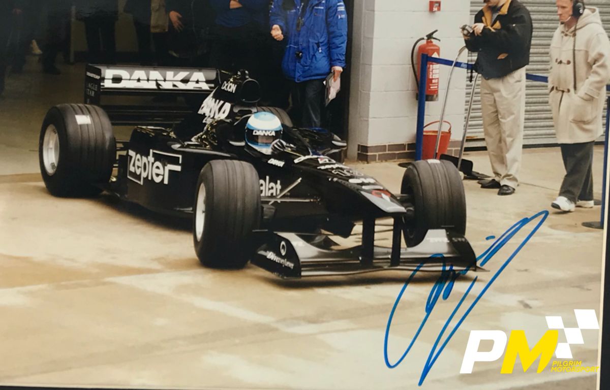 Mike Salo Danka Arrows Formula One Team Hand Signed Photograph