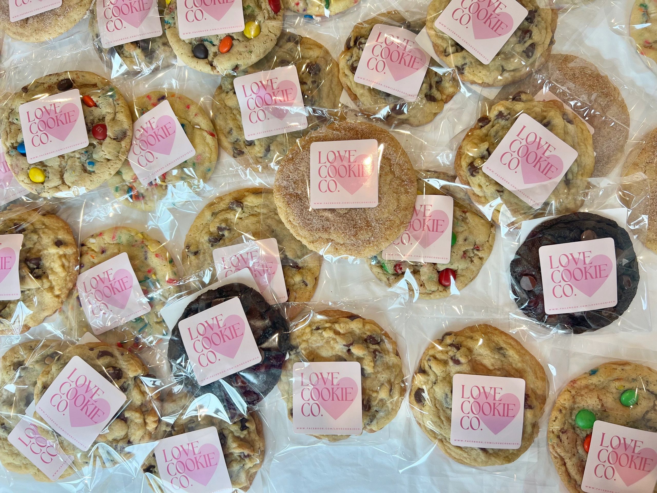 Enjoy a variety of cookies from Love Cookie Co.